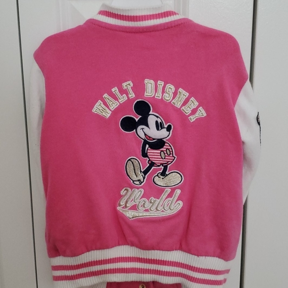 Disney | Jackets & Coats | Disney Mickey Mouse Letterman Varisty Jacket ...